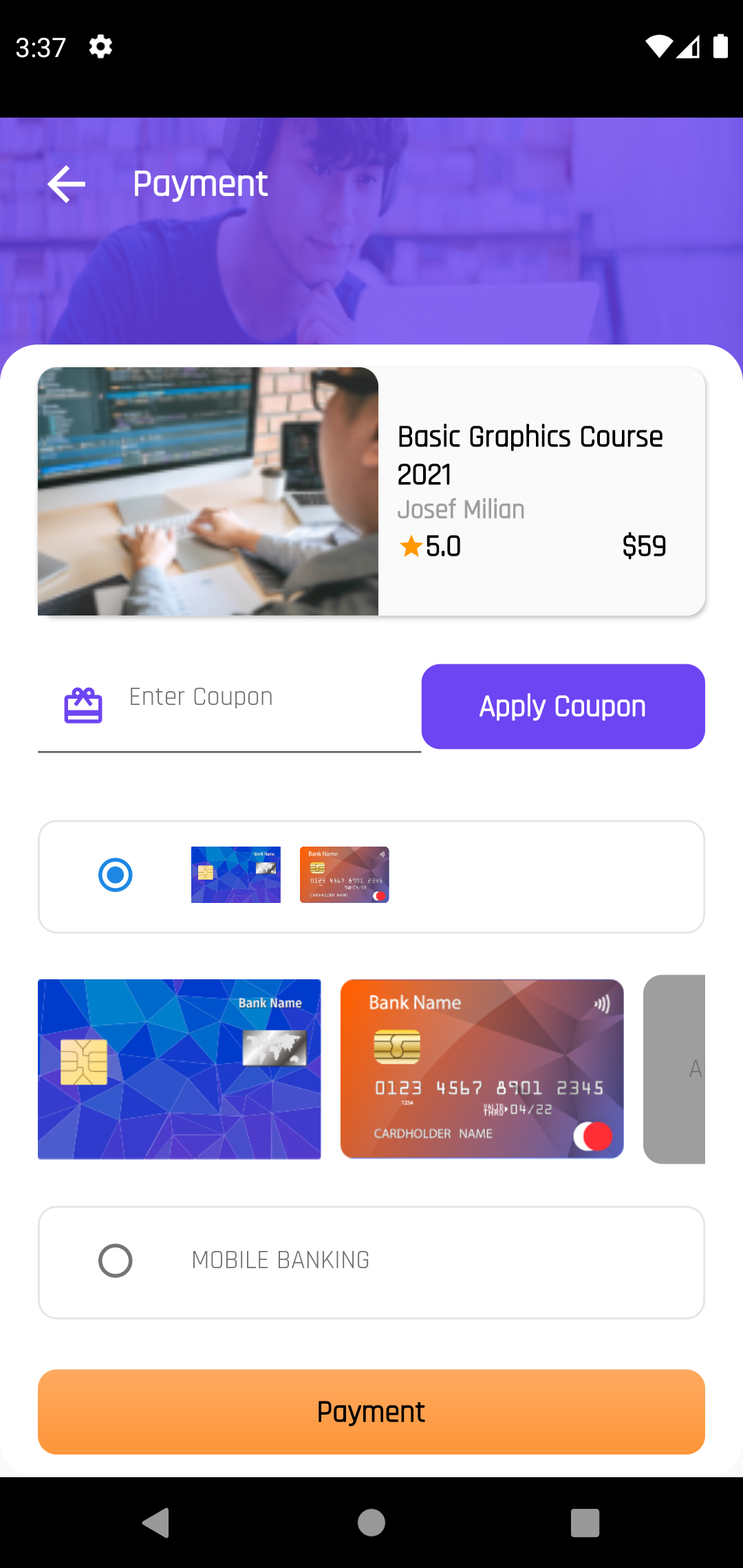 Elearn - Online Learning Platform App UI Kit in Flutter by ViserLab